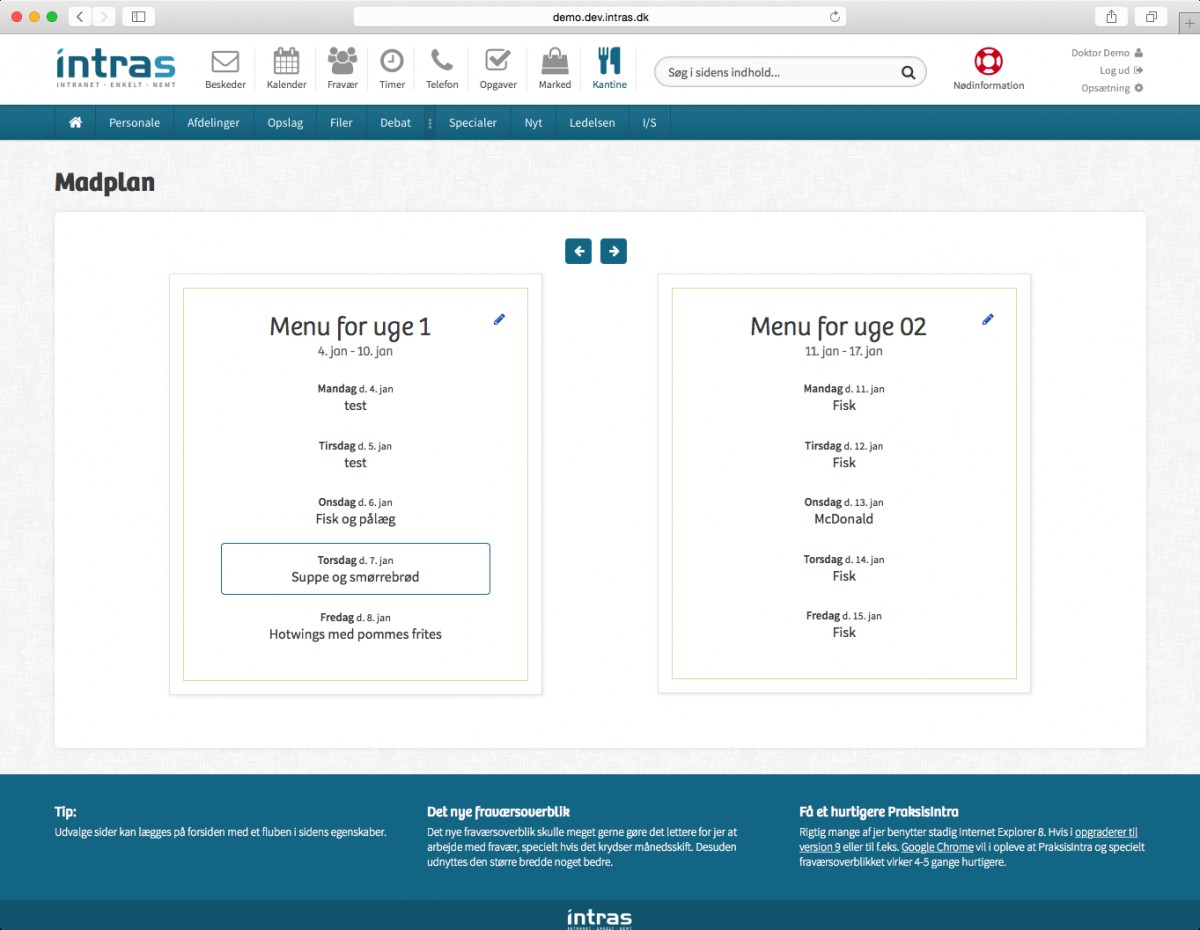 Intras intranet løsning - Intranet fra 249kr/md. Opret selv og få 1 md ...