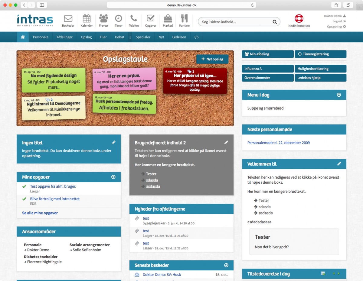 Intras intranet løsning - Intranet fra 249kr/md. Opret selv og få 1 md ...